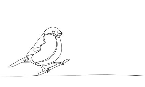 Premium Vector Little Bird One Line Continuous Line Art Concept Bird