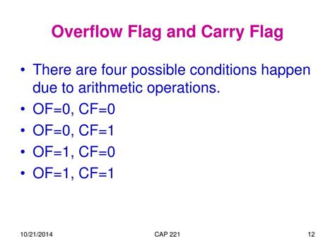 Ppt The Flags Register Powerpoint Presentation Free Download Id 5685657