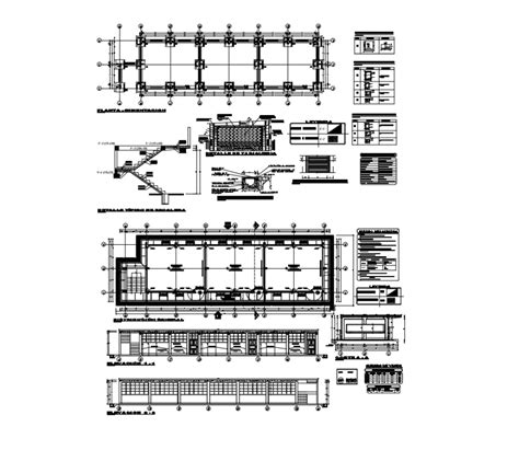 Elevation And Sectional Detail Of Hotel Building 2d View Cad Block Autocad File Artofit
