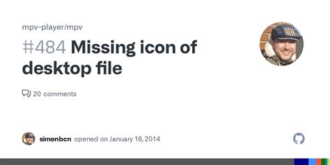 missing icon of desktop file · issue 484 · mpv player mpv · github