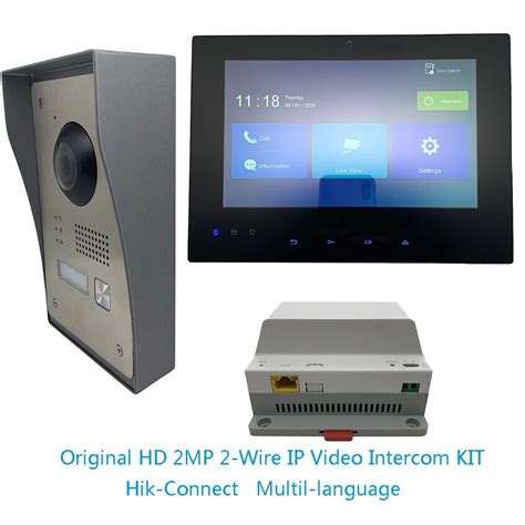 Multi Language Hik Without Logo Original Hd 2mp 2 Wire Ip Video