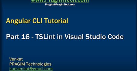 Sql Server Net And C Video Tutorial Tslint In Visual Studio Code