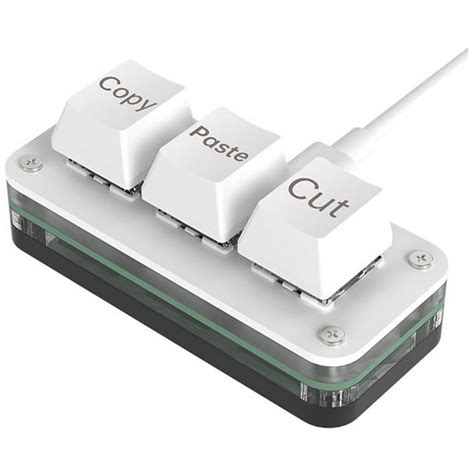 3 Keys Macro Programming Mini Keyboard For Photoshop Gaming Hotswap