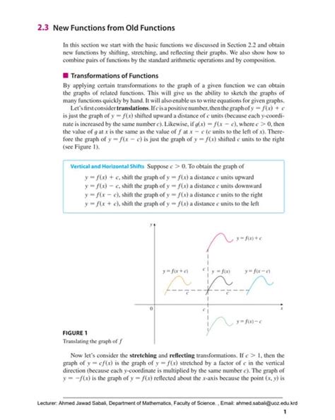 23 New Functions From Old Functions Pdf