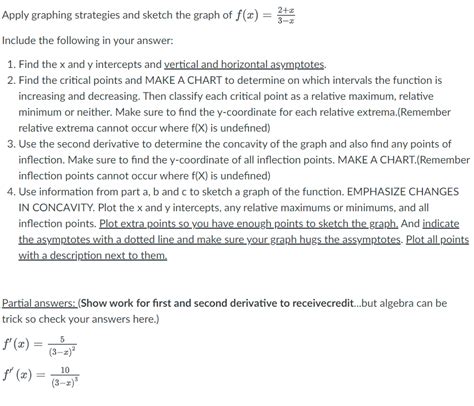 Solved Apply Graphing Strategies And Sketch The Graph Of Chegg