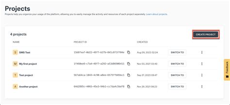 Creating A New Project Sinch Community 12654