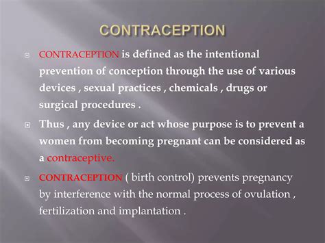 Contraception Pptx
