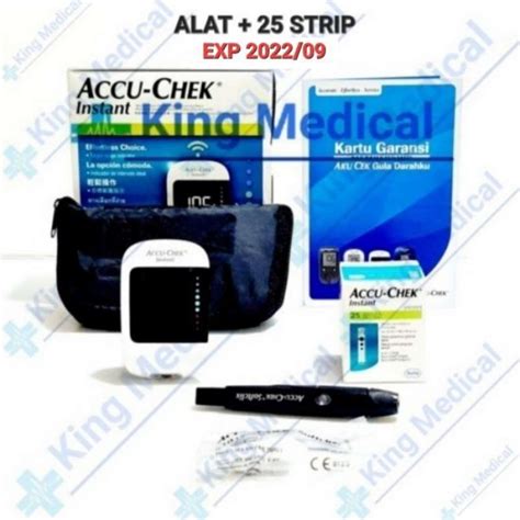 Promo Accu Chek Instant 25 Test Strip Alat Gula Darah Accu Check Diskon 17 Di Seller Bergas