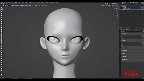 Anime Character Assembling In Blender 3d Youtube