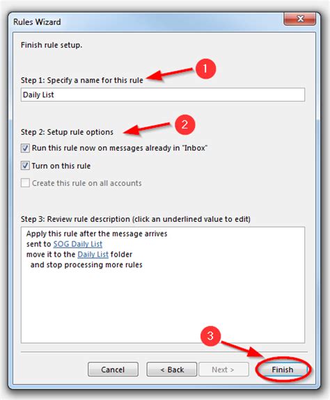 Using Rules In Outlook Information Technology Division