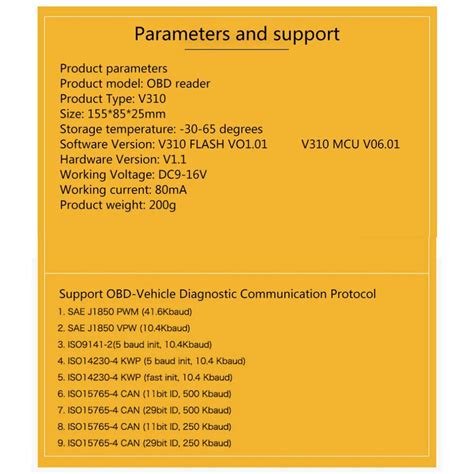 V Code Reader Scanner V Check Engine Fault Car Speed Probe Diagnostic Tool