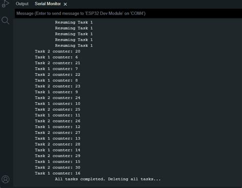Task Control With Freertos On Esp32