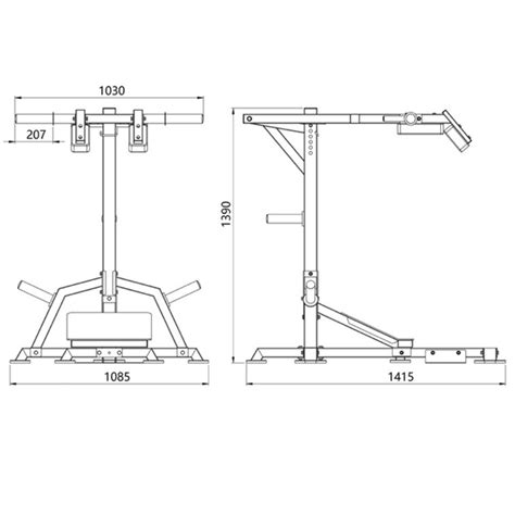 Leverage Hex Squat Machine Directhomegym
