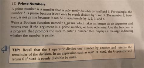 17 prime numbers a prime number is a number that is only evenly