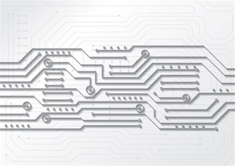 Circuit Technology Background With Hi Tech Digital Data Connection