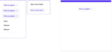 Dropdown Menu Figma