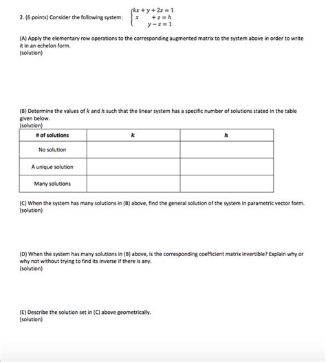 Solved Points Consider The Following System Chegg