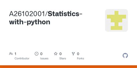 Github A26102001statistics With Python