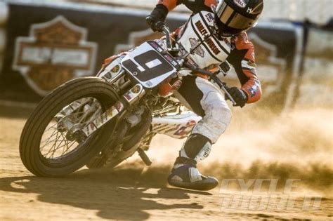 Harley Davidson Xr750 In Action Flat Track Motorcycle Racing Bikes