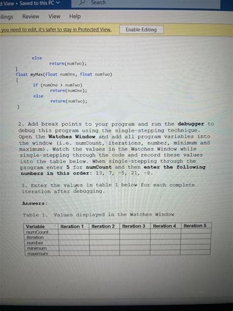 solved can you please solve the this c code according to