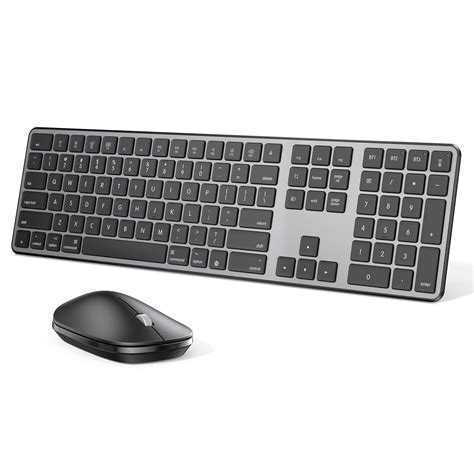 Bluetooth Keyboard And Mouse For Mac Omoton Wireless Multi Device Keyboard With Numeric Keypad
