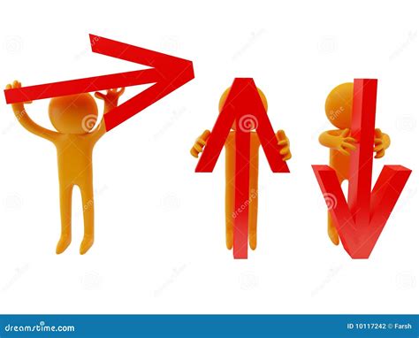Person With Pointers Stock Illustration Illustration Of Background