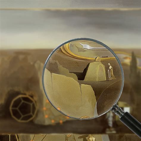 In Search Of The Fourth Dimension Salvador Dali Canvas Print