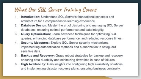 Ppt Sql Server Training In Noida Powerpoint Presentation Free