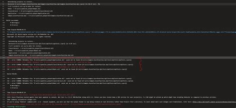 Continuous Integration Azure Function Build Pipelines Fails When Unit Test Project References