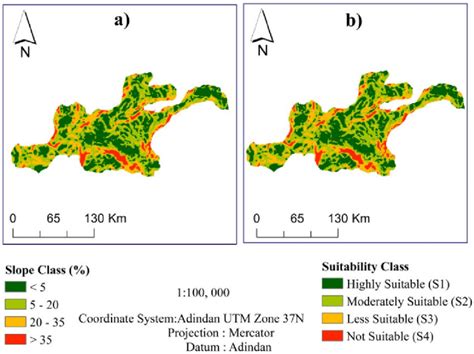 geomorphologic units a geomorphologic categories b reclassified