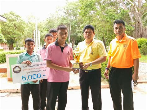 นักกีฬาโรงเรียนหมอ โรงเรียนหมอนทองวิทยา จังหวัดฉะเชิงเทรา