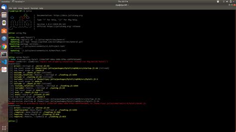 Cant Install Numpy Using Pycall In Ubuntu General Usage Julia