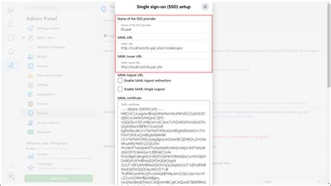 guide for single sign on sso in to workplace using drupal as identity