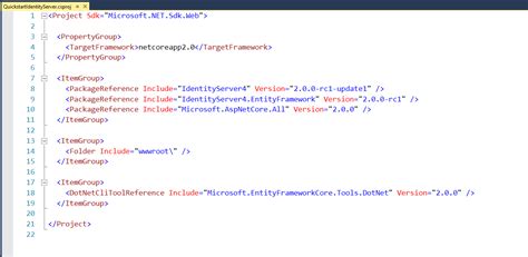 Using Entityframework Core For Configuration And Operational Data — Identityserver4 100 ドキュメント