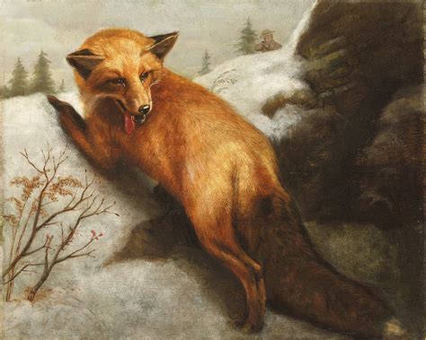Le Renard Rouge 1870 Abbott Handerson Thayer