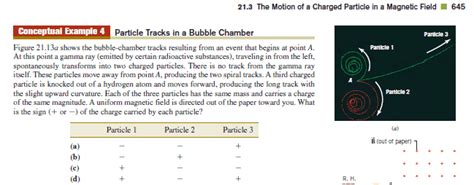 I Understanding Conceptual Question For Particle Tracks In A Chamber • Physics Forums
