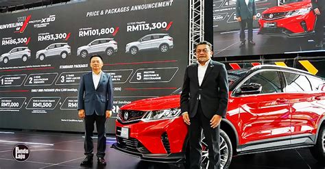 Proton X Versi Naik Taraf Lancar Harga Mula Rm K