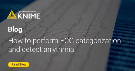 How To Perform Ecg Categorization And Detect Arrhythmia Knime