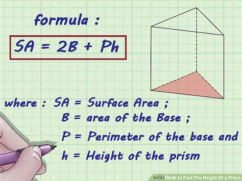 Ways To Find The Height Of A Prism WikiHow
