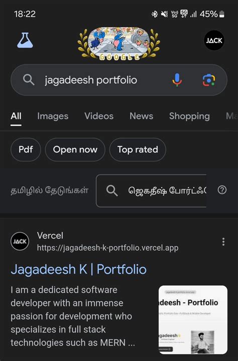 Jagadeesh K On Linkedin Nextjs Webdevelopment Portfolio Seo