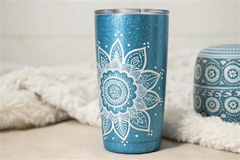 20 Stunning Blue Glitter Tumbler Ideas