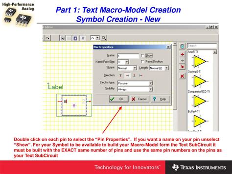 ppt how to build macro models in tina spice part 1 text macro model