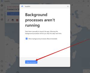 NordVPN Background Process Is Not Running Solved