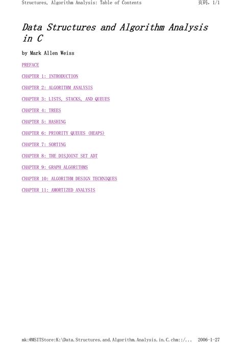 Solution Data Structures And Algorithm Analysis In C Mark Allen Weiss