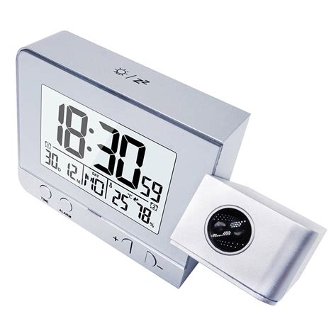 Wireless Usb Projection Clock With Color Screen And Weather Forecast Digital Zakka