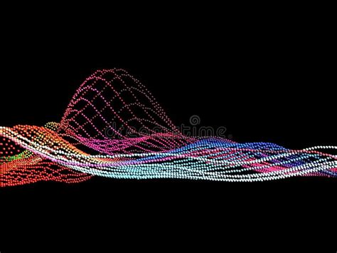 Three Dimensional Data Stock Illustration Illustration Of Motion