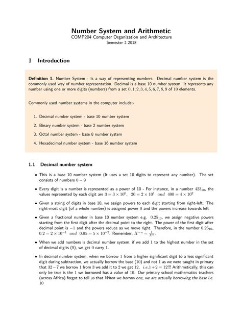 Solution 2 Number System And Arithmetic Notes Computer Organisation