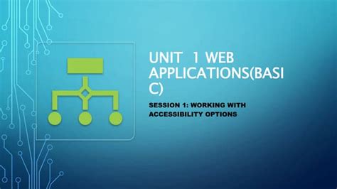 unit 2 web applications basic pptx computing technology and computing