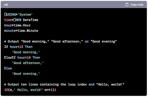 i used chatgpt to write the same routine in these ten obscure