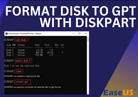 [how To] Format Disk From Mbr To Gpt With Diskpart In Windows 10